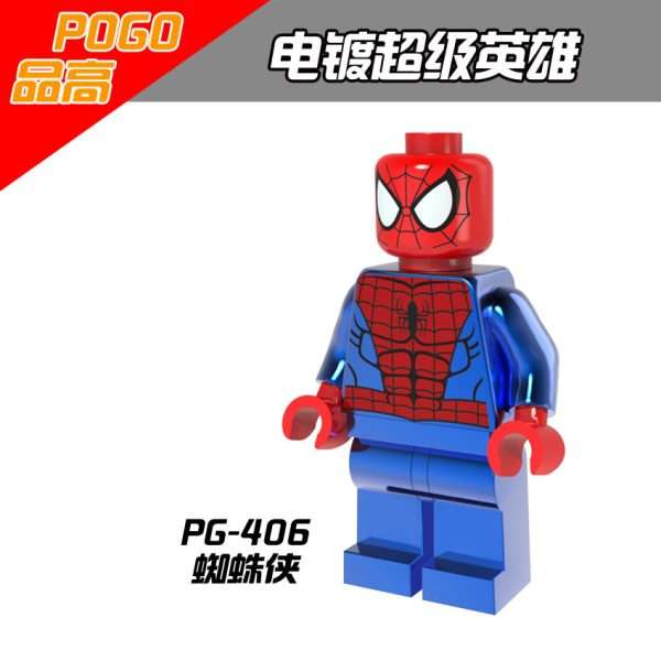 Marvel Spider-man (Chrome) PG-406 Minifigures - Brixtoy