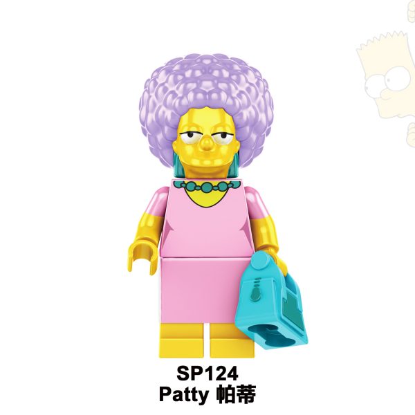 Cartoon The Simpsons Patty SP124 Minifigures - Brixtoy
