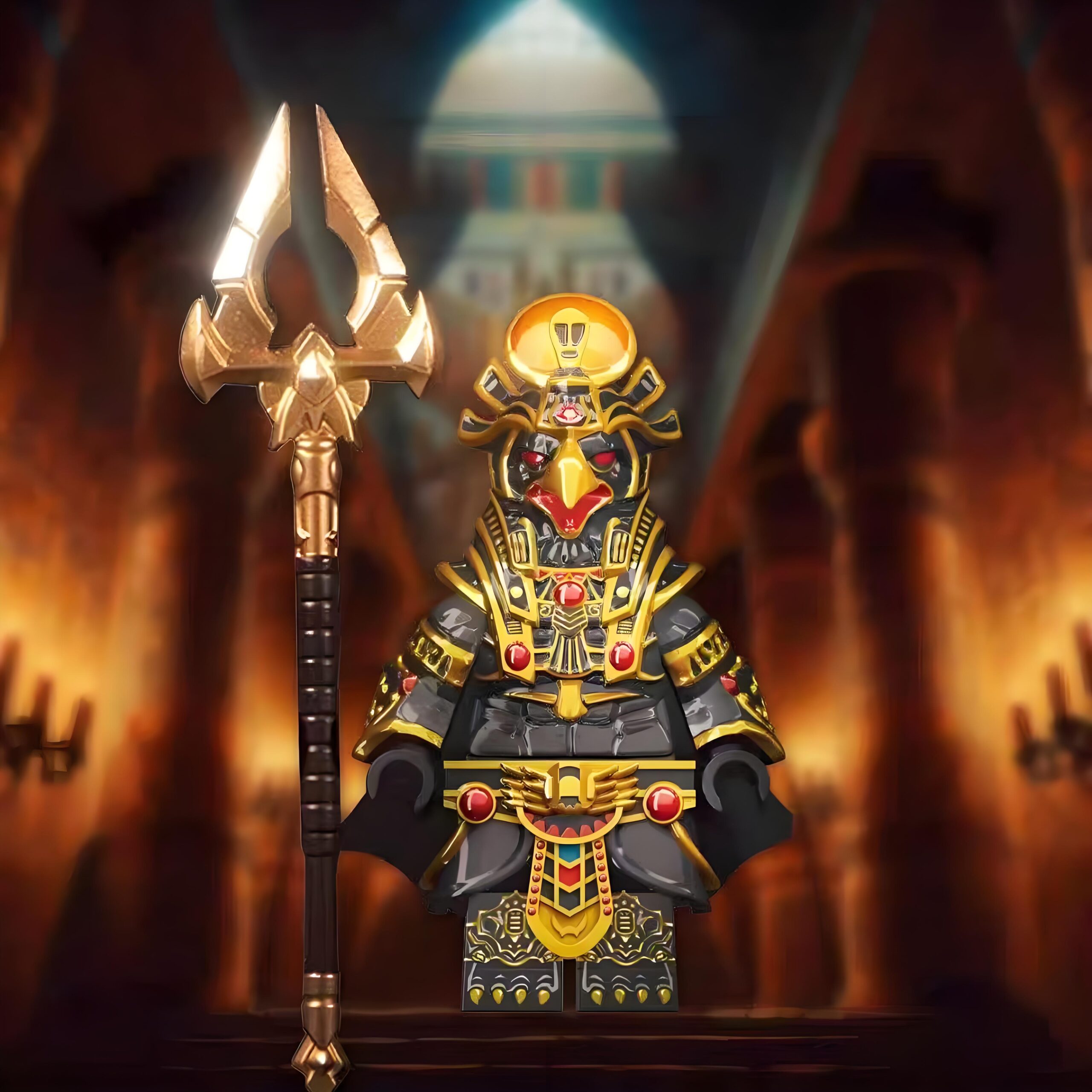 Ancient Egyptian Ra Custom Minifigures - Brixtoy