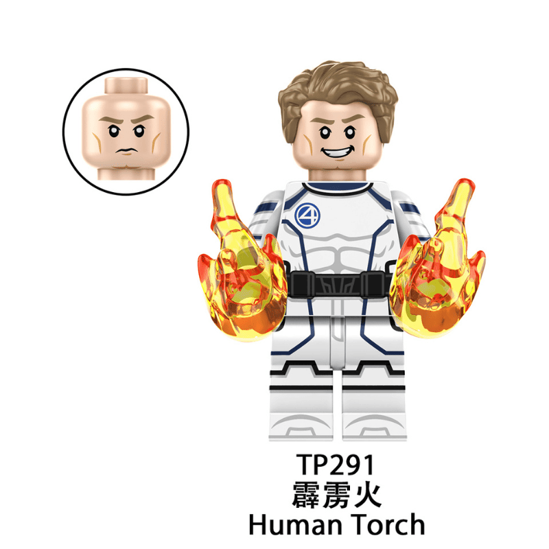 Marvel Human Torch (Space Suit) TP291 Minifigures - Brixtoy