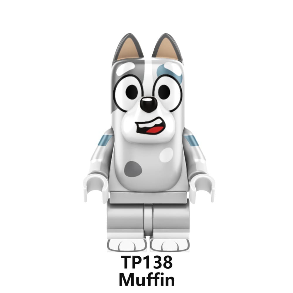 Cartoon Bluey Muffin TP138 Minifigures - Brixtoy