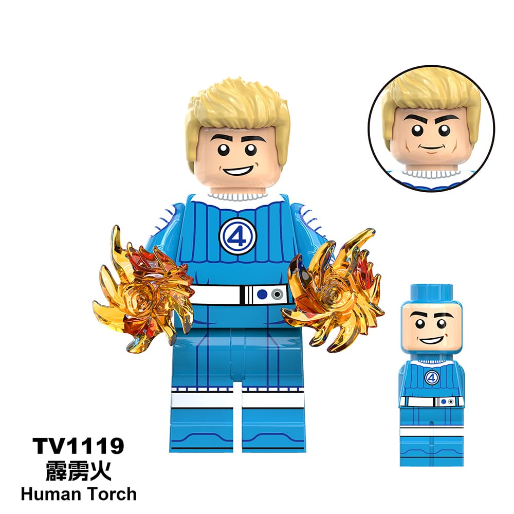 Marvel Human Torch (First Steps) TV1119 Minifigures - Brixtoy