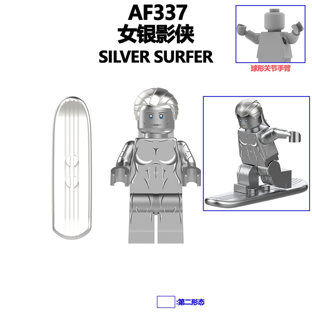 Marvel Silver Surfer (First Steps) AF337 Minifigures - Brixtoy