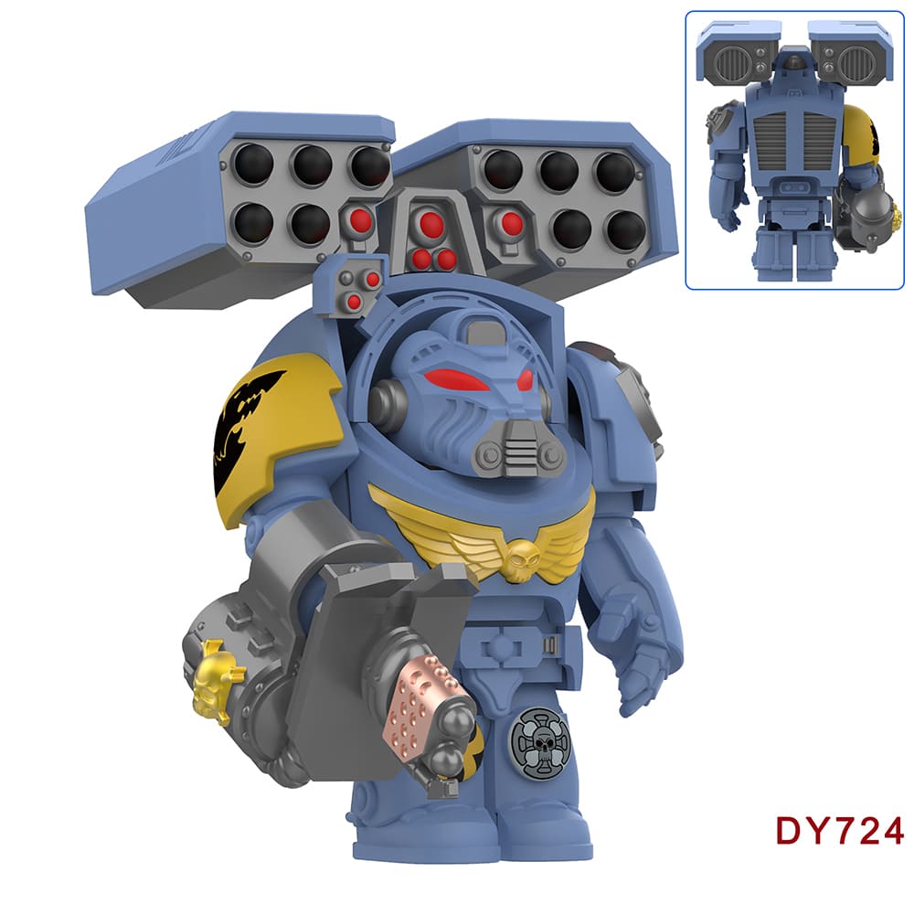 Warhammer 40K Space Wolves Terminator DY724 Minifigures - Brixtoy